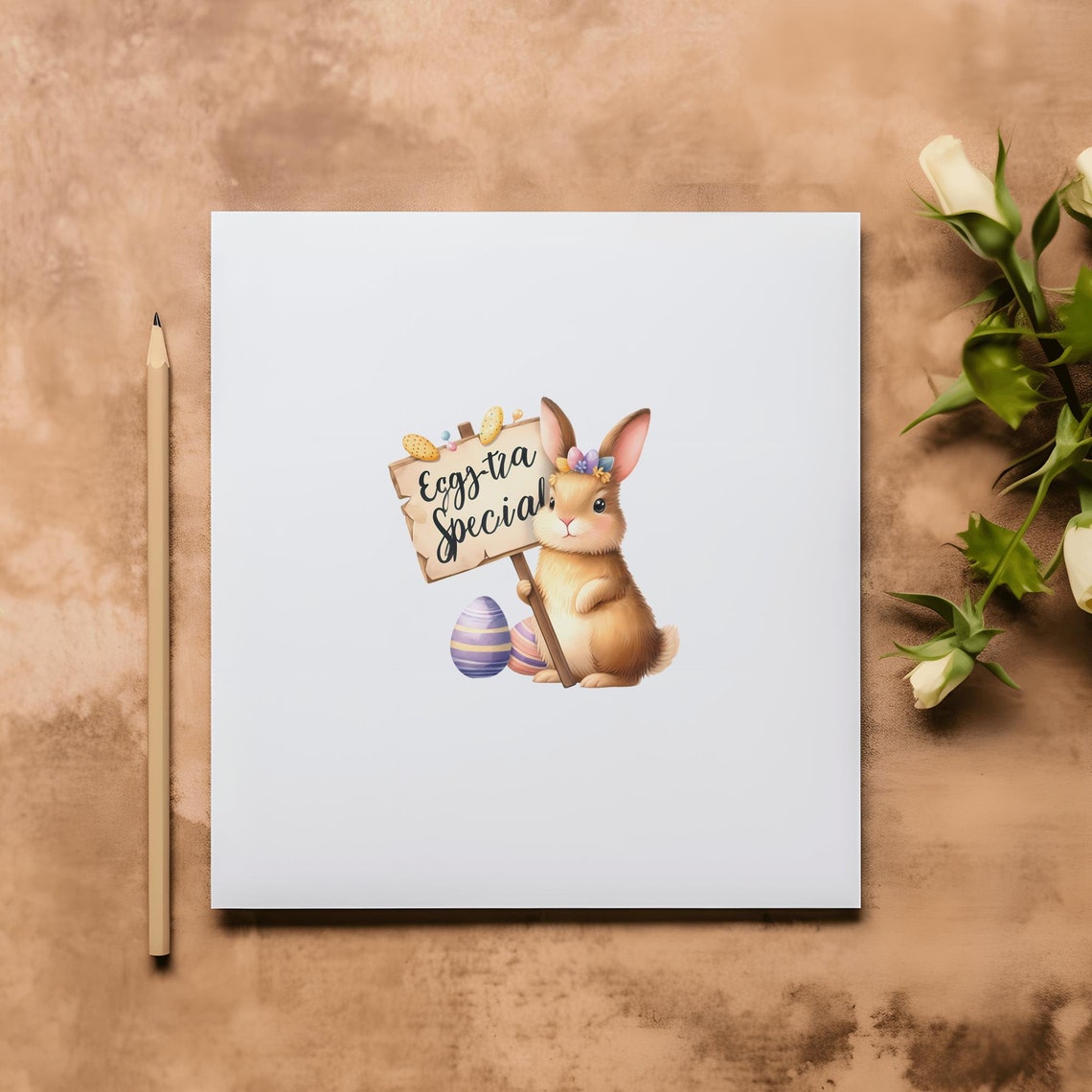 Watercolor Easter Bunnies Clipart, Spring Bundle, Cute Baby Animals ...