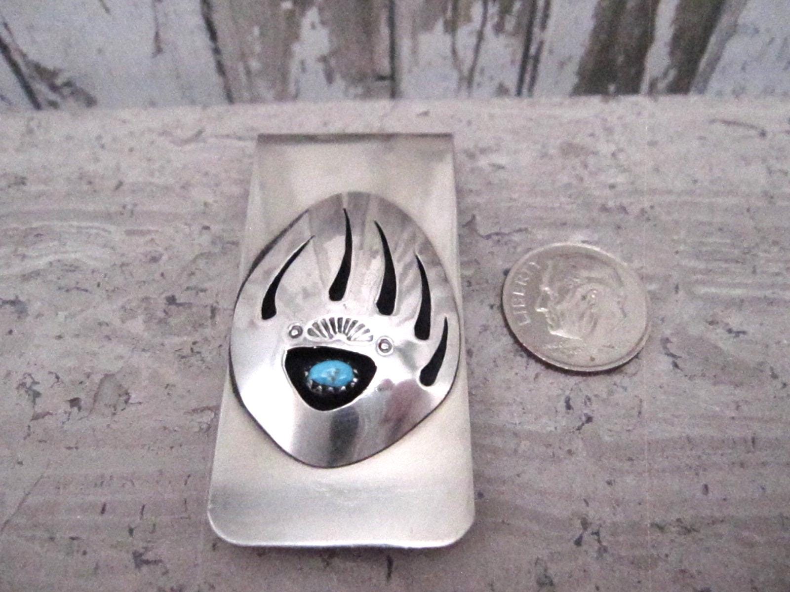 Money Clip Authentic Native American Sterling Silver Money Clip Native ...