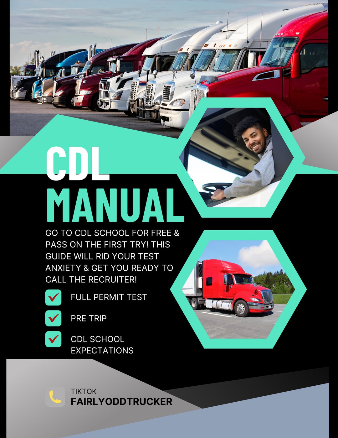 CDL Prep - Class A Study Guide - How to Get Commercial Drivers License ...