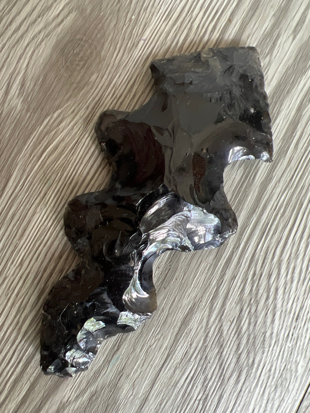 Obsidian Unique Raw Shaped Knapped Piece G - Etsy