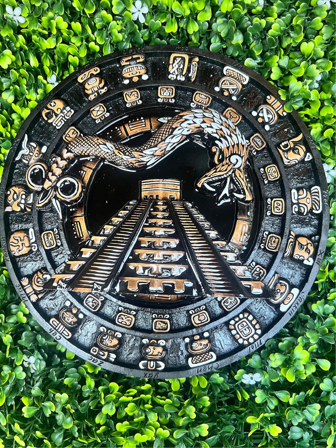 Aztec Mayan Time Carrier Ancient Numbers Calendar Wall Hanging ...