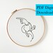 Dragon Manicule Embroidery Pattern, Medieval Manuscript Embroidery ...