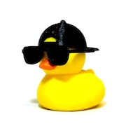 Yellow Rubber Duck, PC Gamer Duckie With Headset and Controller. Cute ...