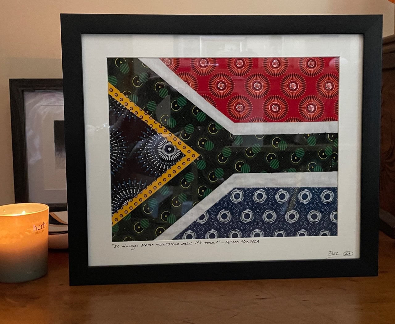 Shweshwe South African Flag - Etsy