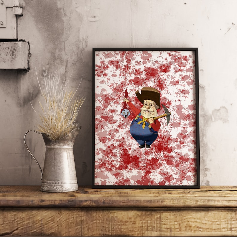 Stinky Pete Zombified Art Print Home Deco Wall Art Picture Frame Photo ...