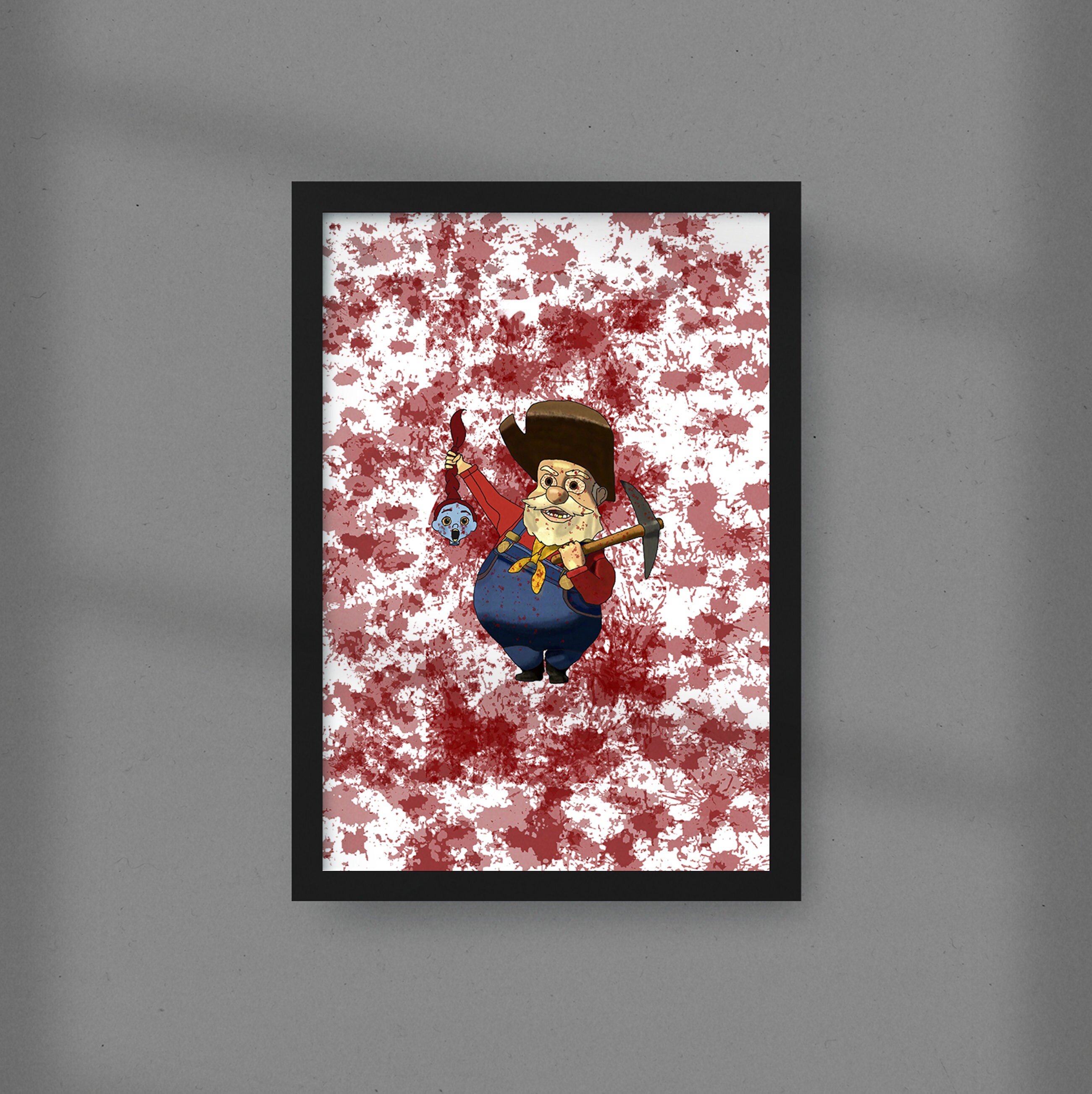 Stinky Pete Zombified Art Print Home Deco Wall Art Picture Frame Photo ...