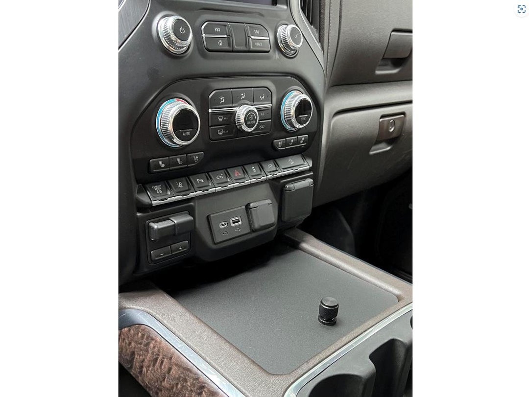 Compatible With 2019-2023 GMC Sierra Chevy Silverado Console Shield ...