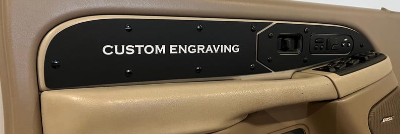 Door Panel Accents FULL SET (front and Back) '99-'06 & '07 Classic GMC ...