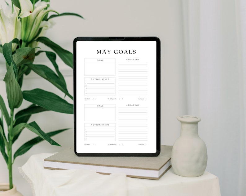 Printable Goal Planner Bundle, Daily, Weekly, Monthly, Quarterly ...