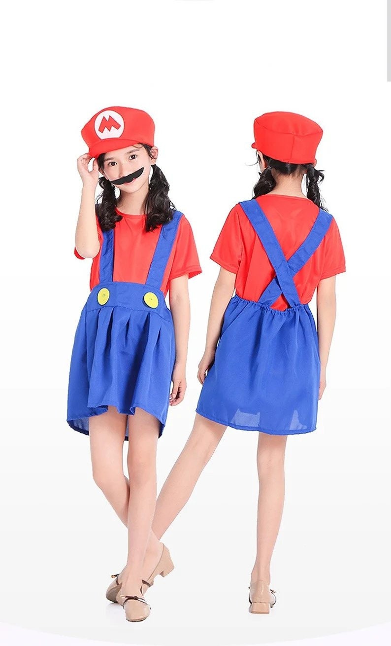 Super Mario Bros Costume Mario Bros Super Mario Boy - Etsy Canada