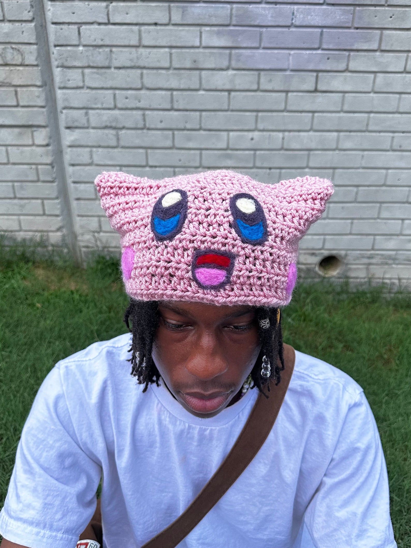 Kirby Inspired Y2K Beanie - Etsy