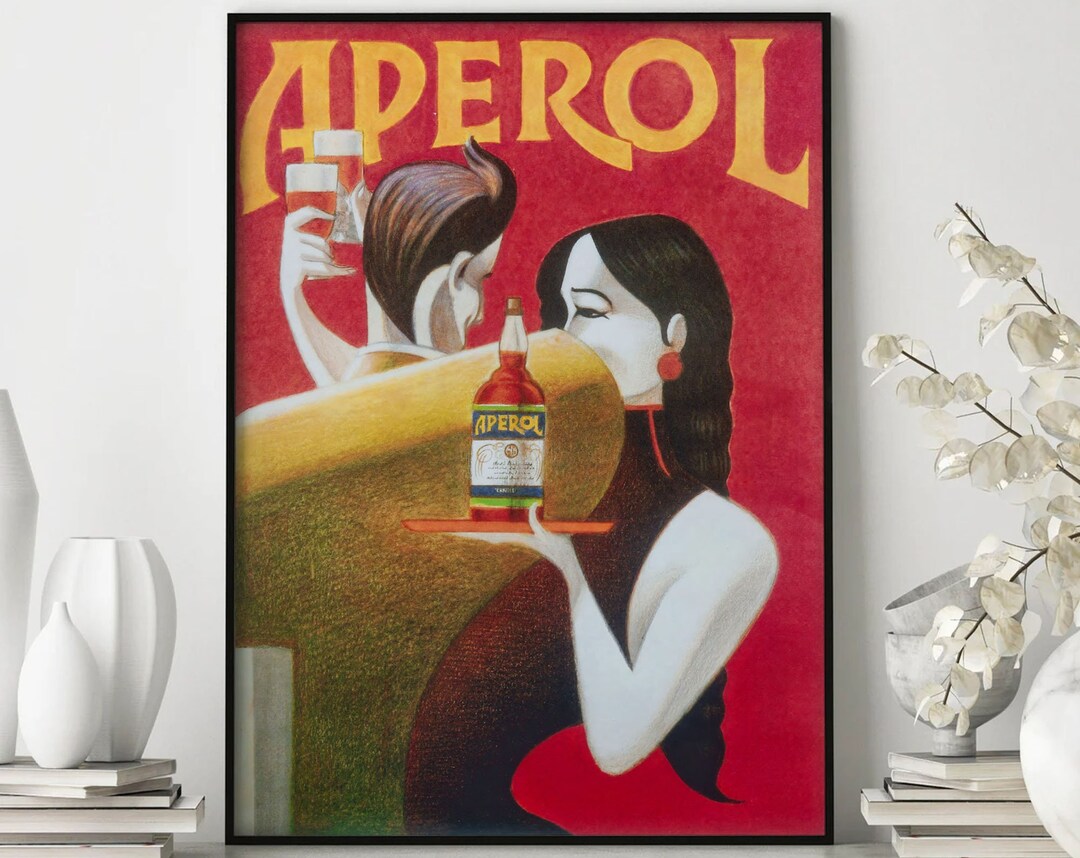 Aperol Spritz Poster, Aperol Spritz Print, Bar Print, Aperol Poster ...