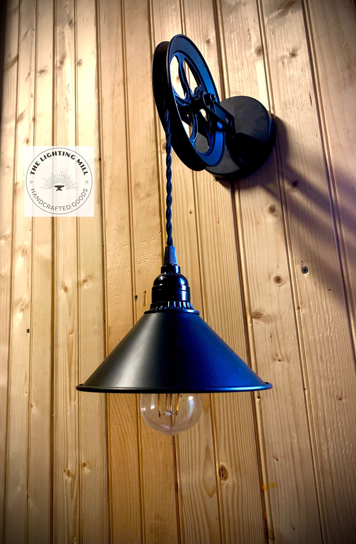 Wall Mounted Pulley Light, Wall Light, Pulley Light, Bathroom Light ...
