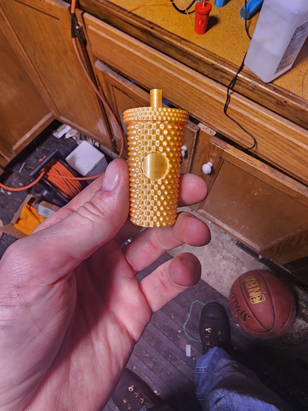 Studded Coffee Cup Keychain - Etsy