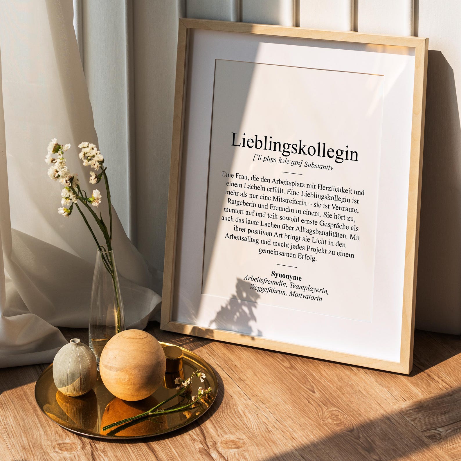 Definition of Favorite Colleague (duden Style) | Digital Print File ...
