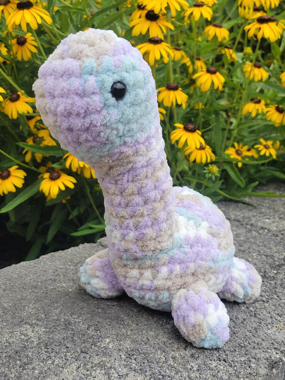 Colorful Crochet Dino | Perfect Friend for Traveling | Multicolored ...