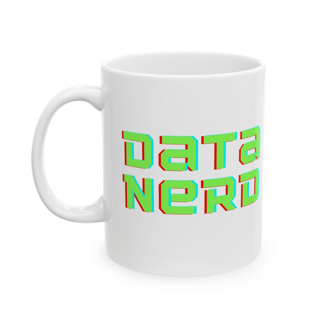 Data Nerd Mug – Glitch Effect, Tech Humor Gift - Etsy