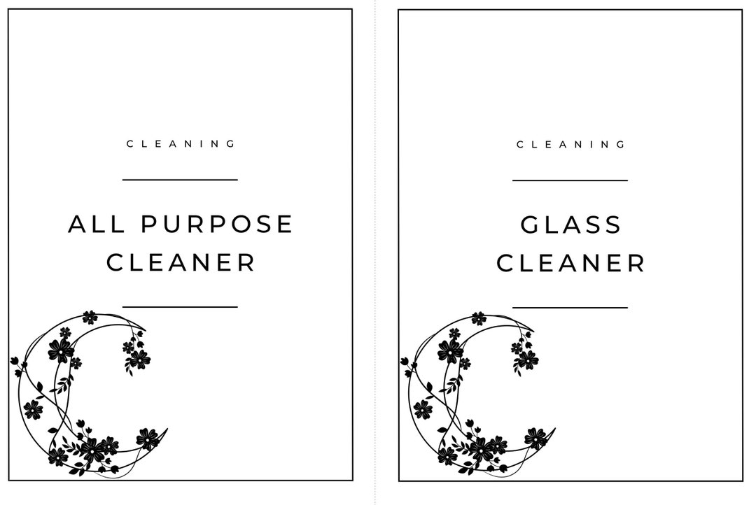 Minimalistic Printable Labels - Etsy