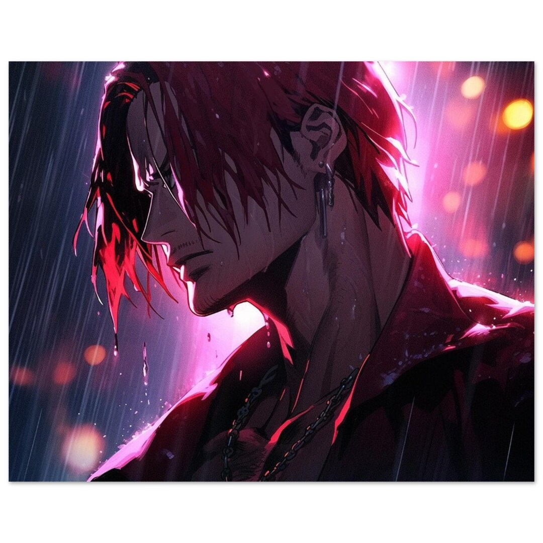 One Piece Shanks Premium Matte Paper Poster - Etsy