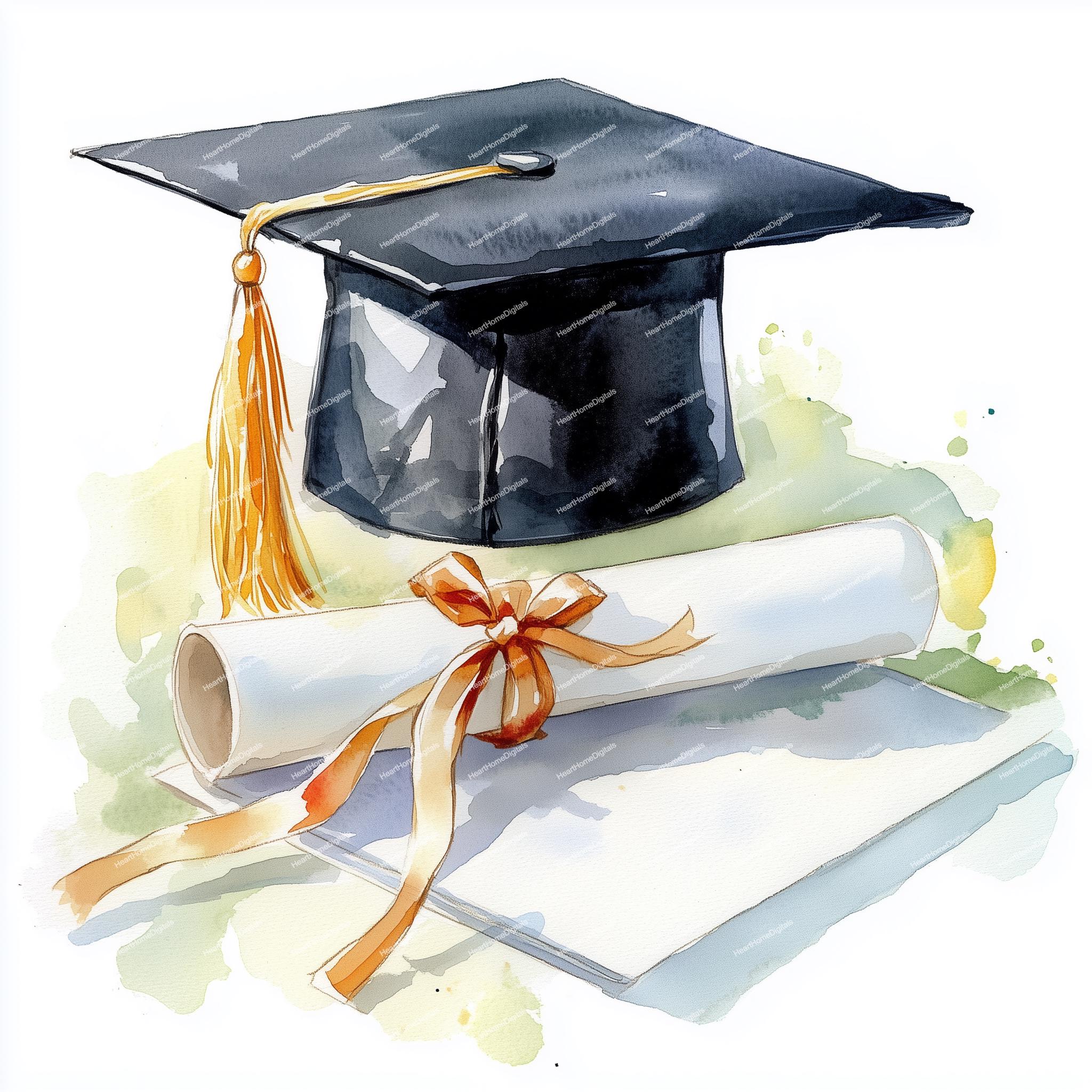 African American Graduation Clipart – High School and College Graduates ...
