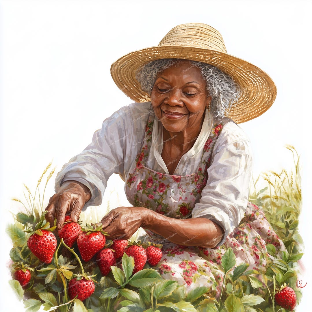 Strawberry Clipart Set, Watercolor Farm Fresh Fruit JPG Bundle, Digital ...