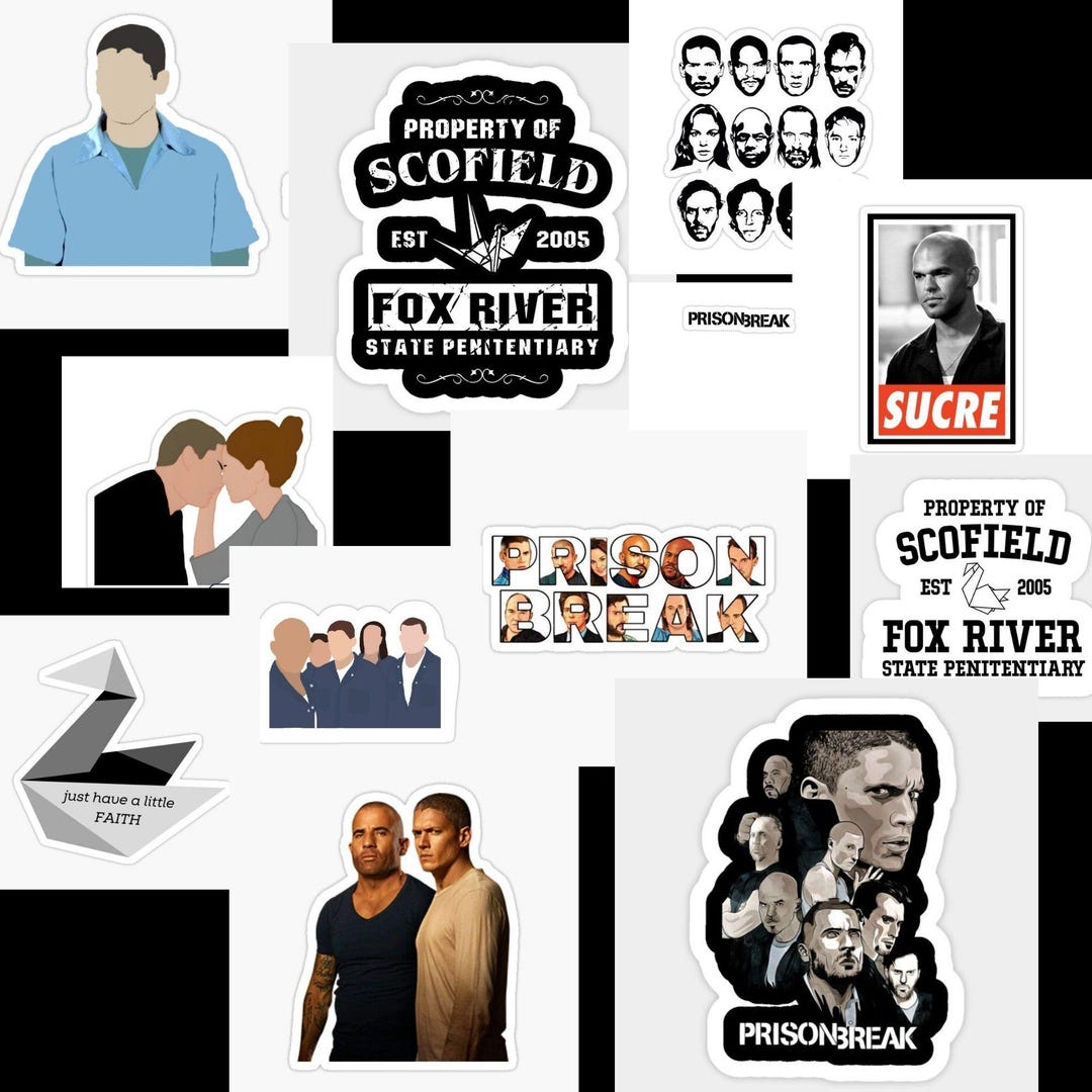 Prison Break Sticker Set - Etsy