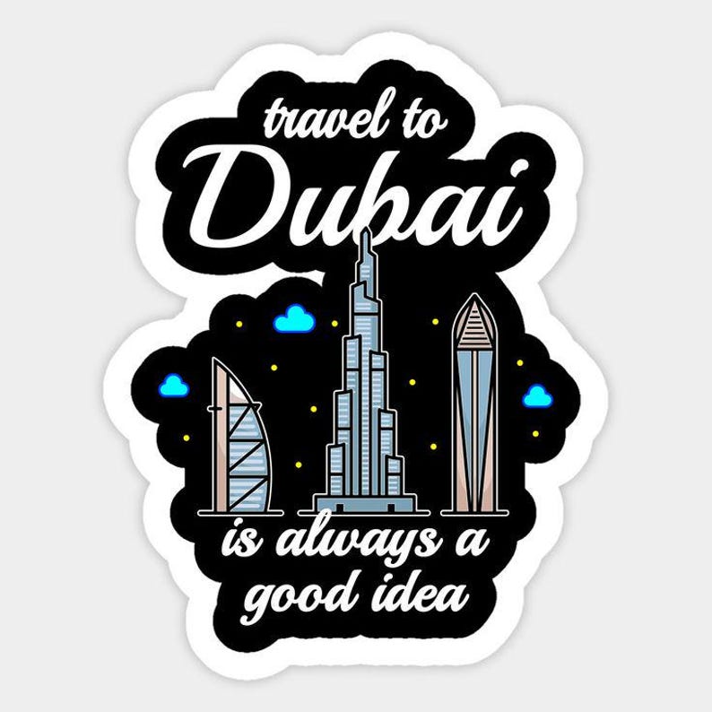 Dubai Sticker Set - Etsy