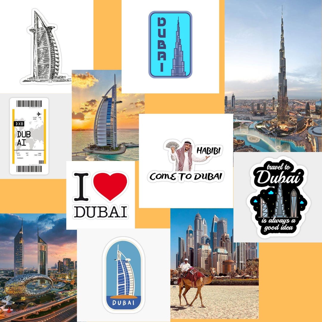 Dubai Sticker Set - Etsy