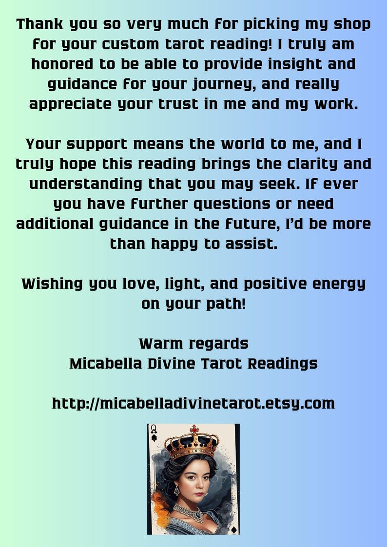 Letter From Your Future Self Tarot Reading • Channeled Psychic Message ...