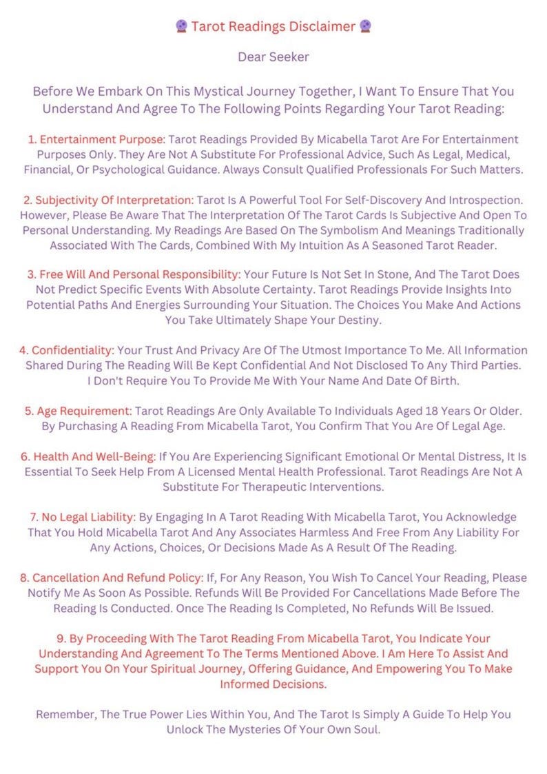 Letter From Your Future Self Tarot Reading • Channeled Psychic Message ...