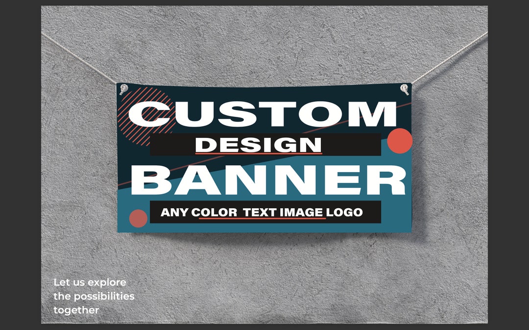 Custom Full Color Printed Banner - Picture Birthday Banner ...