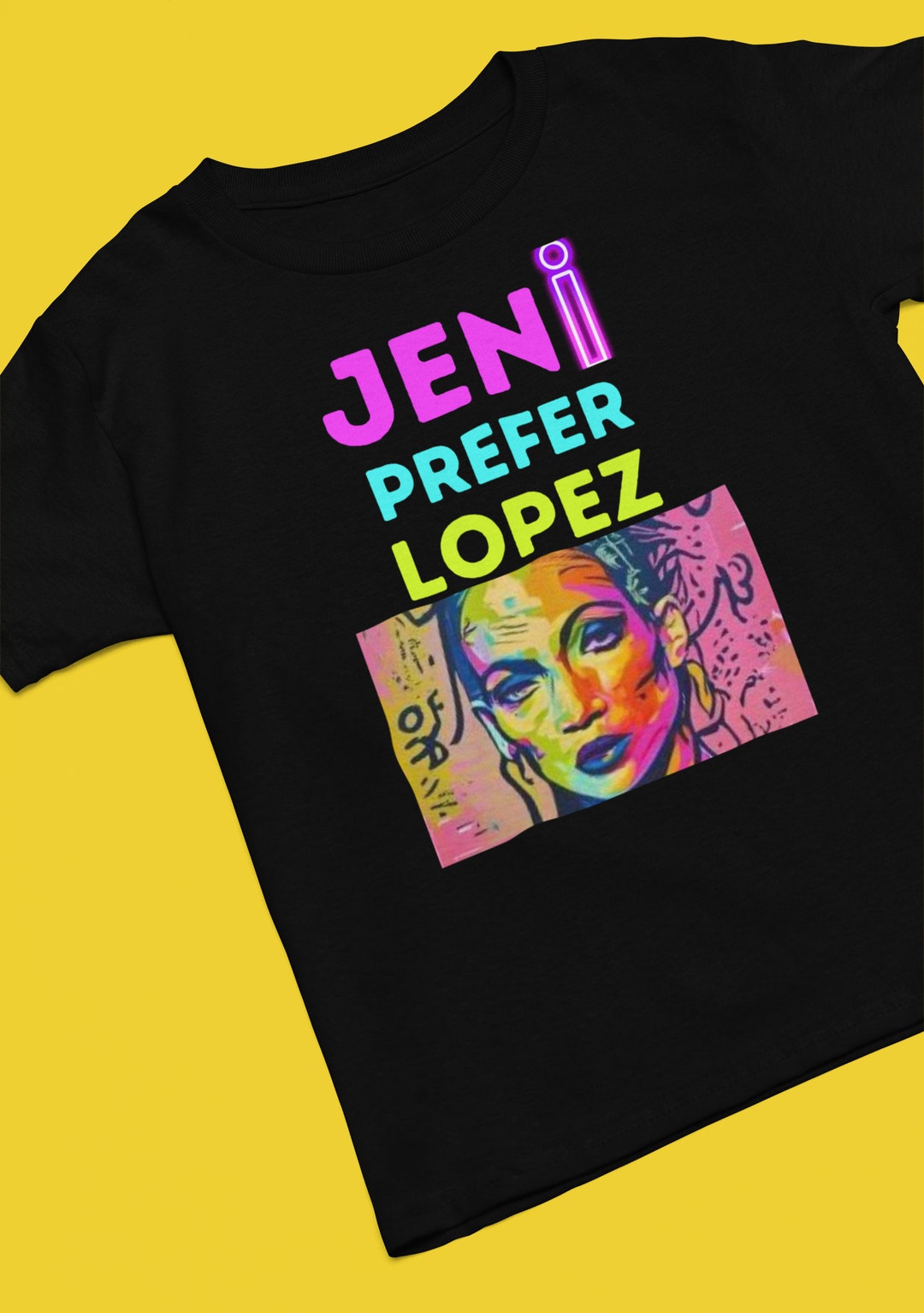 Jennifer Lopez Retro Shirt Jennifer Lopez Vintage Print 90's T-shirt ...