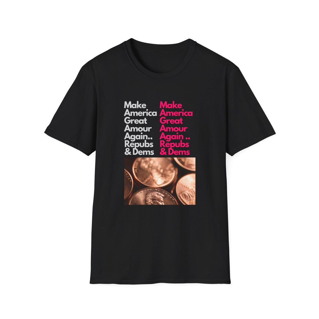 Political Statement T-shirt for Discussion Lovers, Unisex Softstyle Tee ...