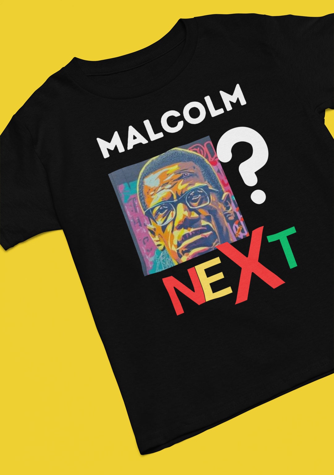 Malcolm X Shirt Black History Month T-shirt Black Lives Matter Tee ...