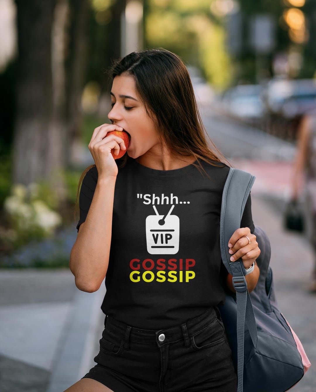 Gossip Graphic Tee - Unisex Softstyle T-shirt, Casual Wear, Gift for ...