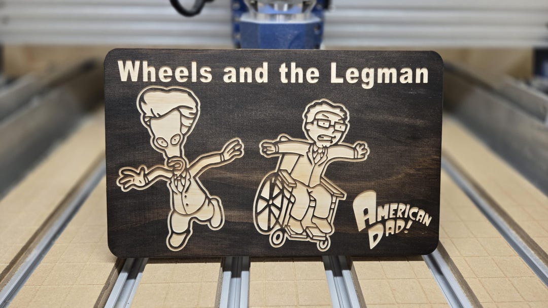 American Dad, "wheels and the Legman" Sign, Fox Animated TV Show Prop ...