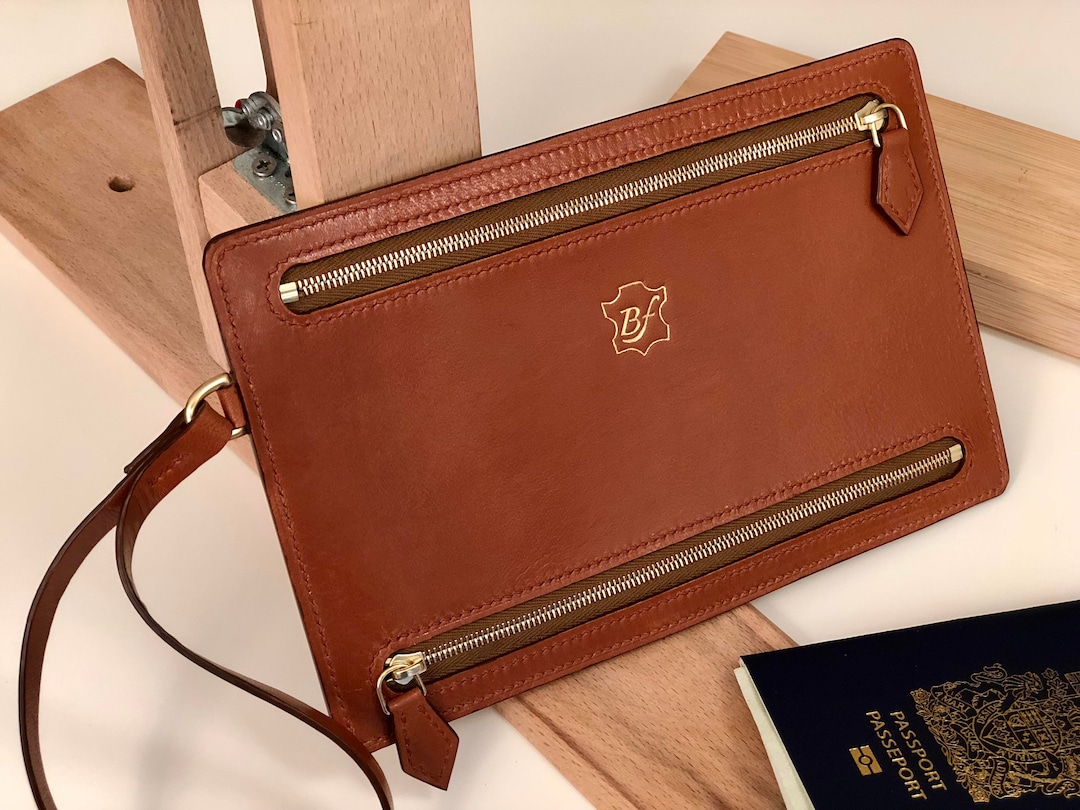 The Flight Master Currency Wallet-leather Travel Documents Wallet-handy ...