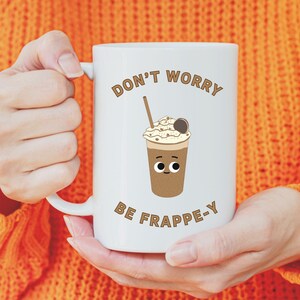 Don't Worry Be Frappe Svg, Coffee Monogram Svg, Coffee Quotes Svg ...