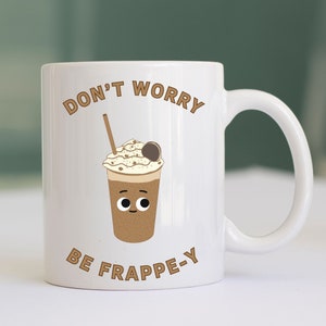 Don't Worry Be Frappe Svg, Coffee Monogram Svg, Coffee Quotes Svg ...