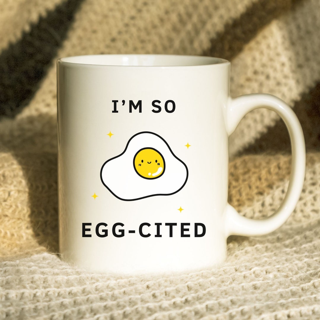 I'm so Egg-cited Svg, Egg Sublimation Design, Funny Egg Pun, Egg Funny ...