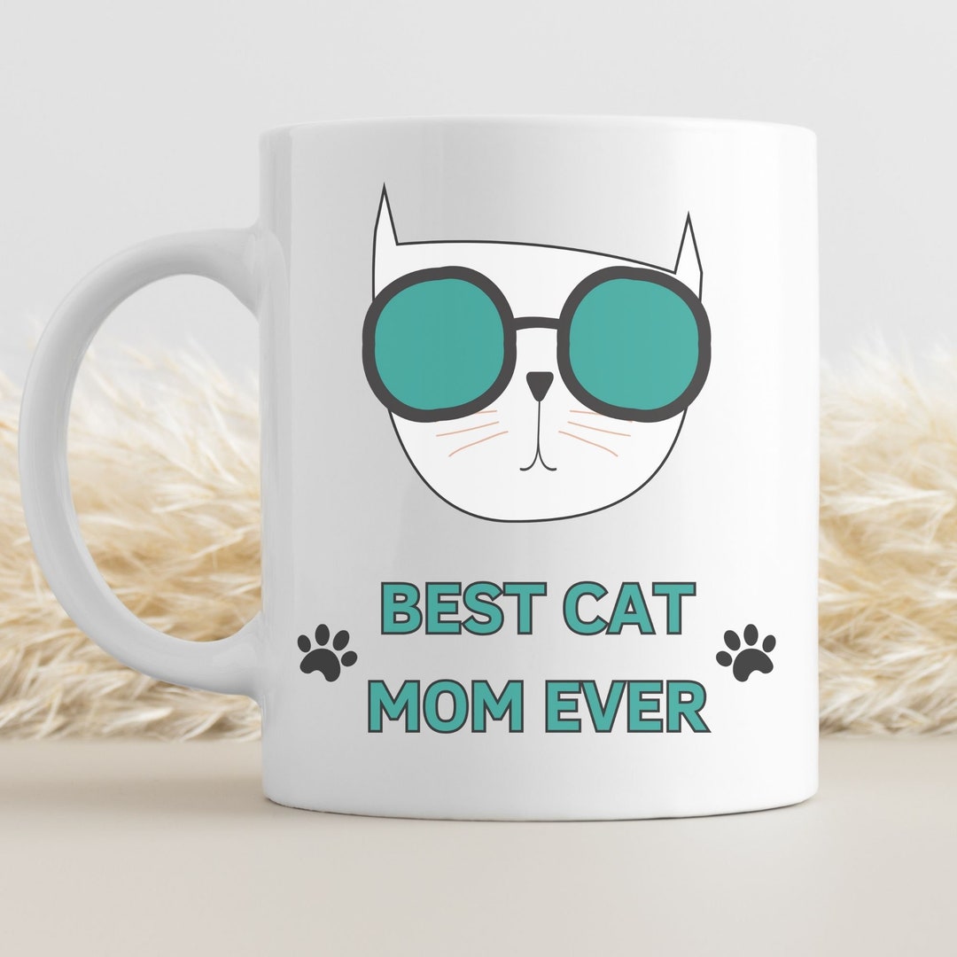 Mejor gato mamá jamás svg, gato mamá svg, gato mamá png, regalo amante ...