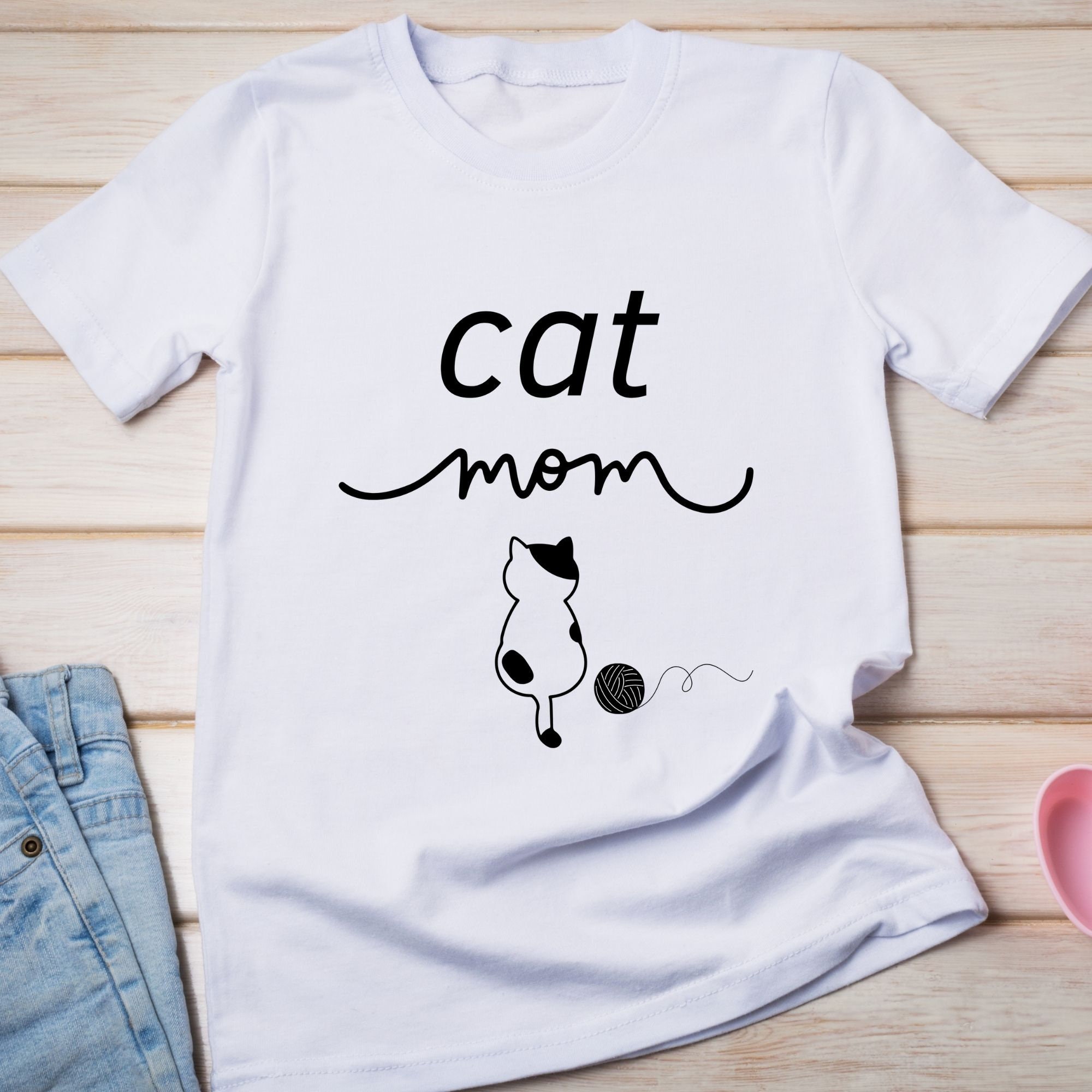 Cat Mom Svg Cat Svg Cat Outline Svg Cat Mother Svg Cat Mom - Etsy