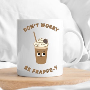 Don't Worry Be Frappe Svg, Coffee Monogram Svg, Coffee Quotes Svg ...