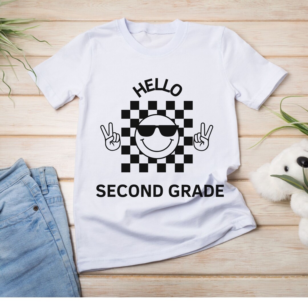 Hello Smile Second Grade Svg, School Back to School Svg, First Day of ...