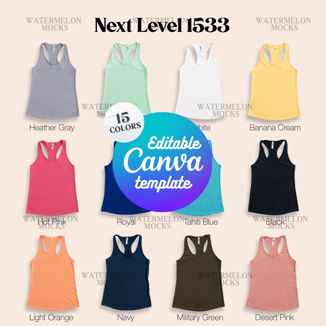 Editable Next Level 1533 Color Chart PNG Digital Download Canva ...