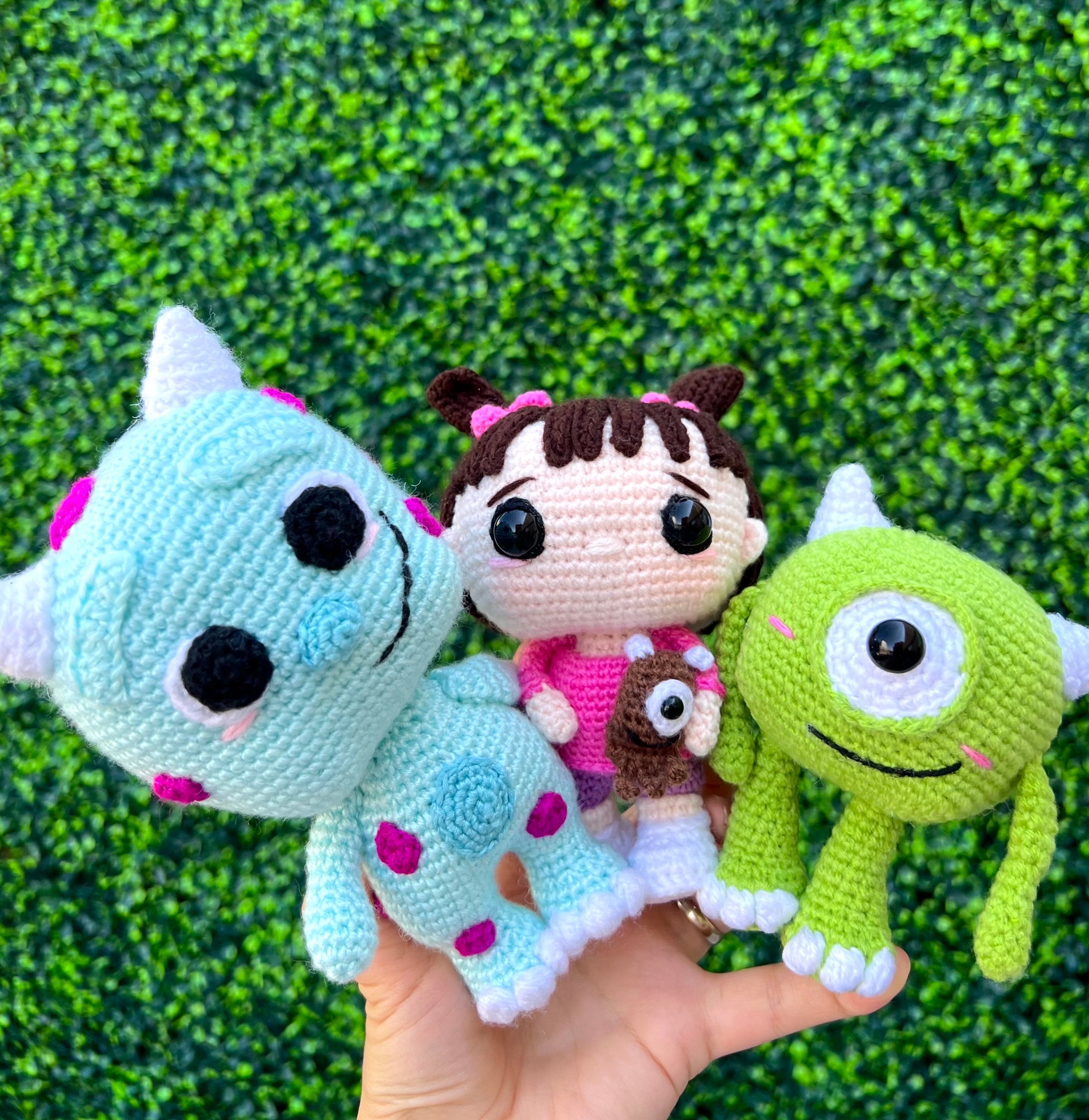 Monsters University Crochet Monster Stuffed, Michael, James P. Sullivan ...
