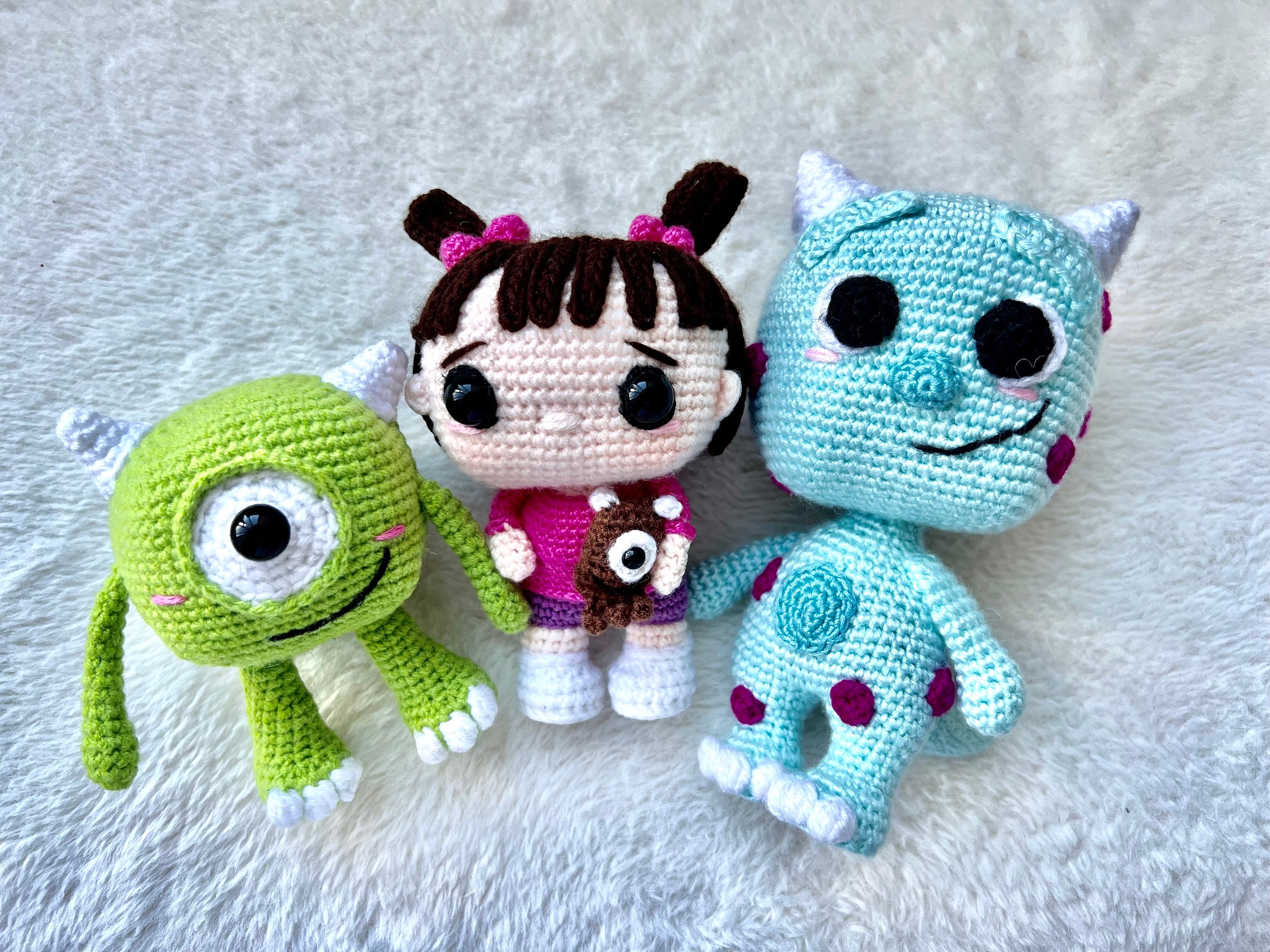 Monsters University Crochet Monster Stuffed, Michael, James P. Sullivan ...