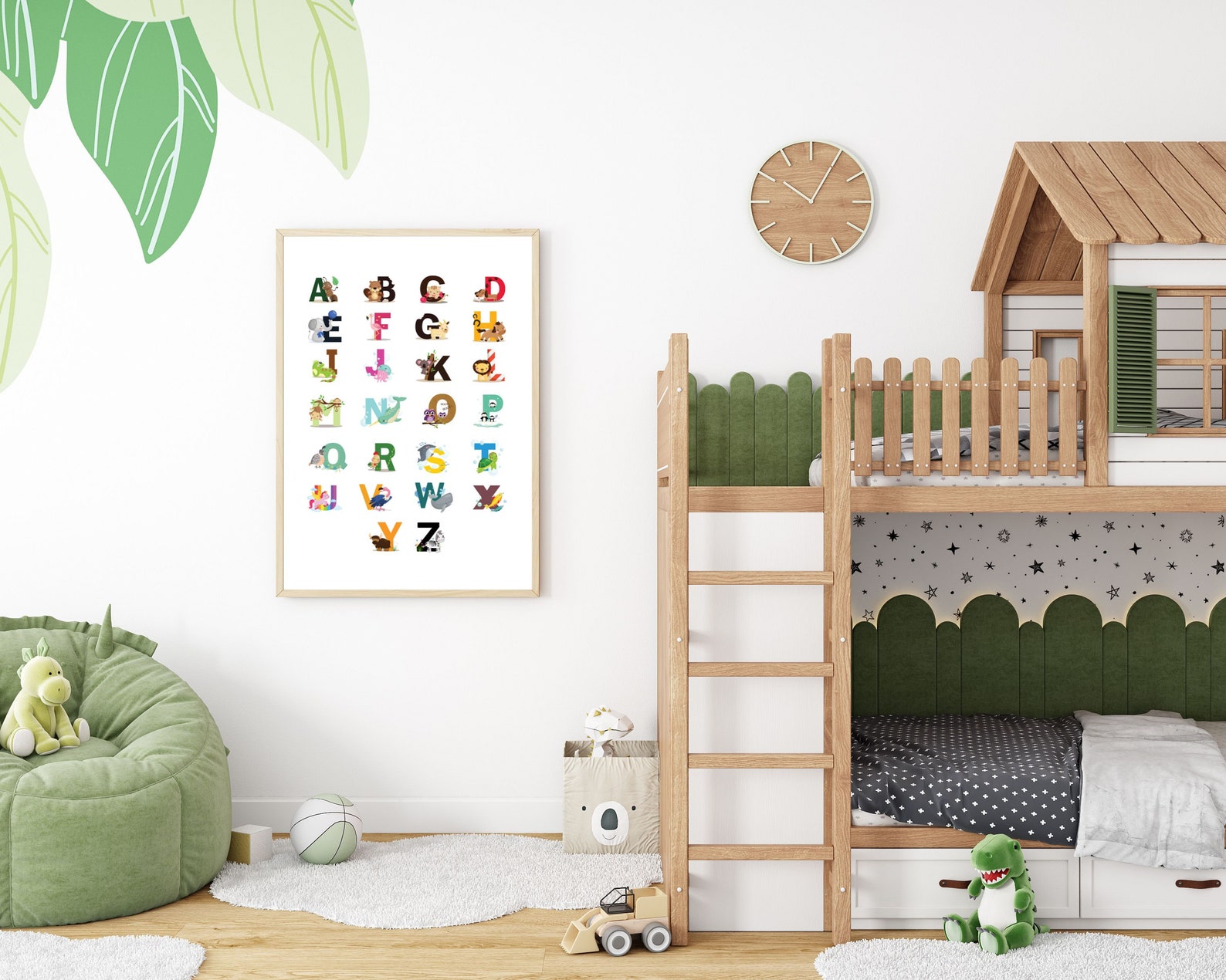 Animal Alphabet Poster 18x24 Printable - Etsy