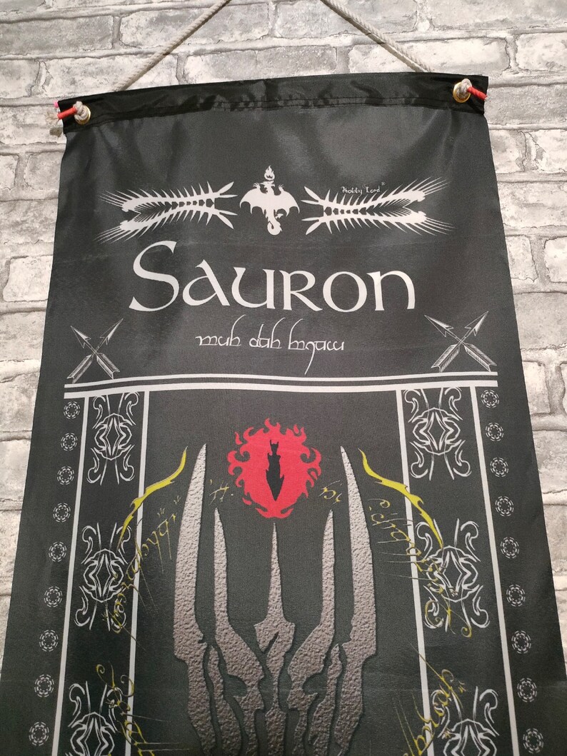 Lord of the Rings Sauron Dark Lord Tower Flags Khazad-oum, Arnor ...