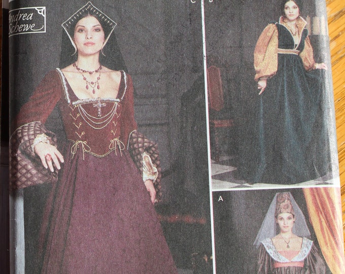 Simplicity 9929 Women's Renaissance Gown Sewing Pattern, Uncut, FF - Etsy